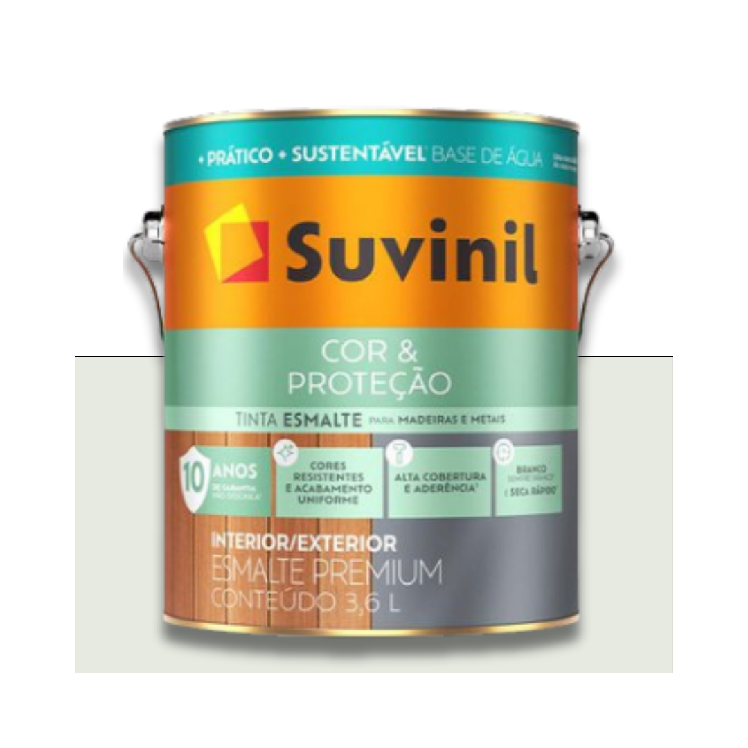 SUVINIL ESMALTE SECA RÁPIDO BRILHANTE GELO 3,6L | Baratão das Tintas