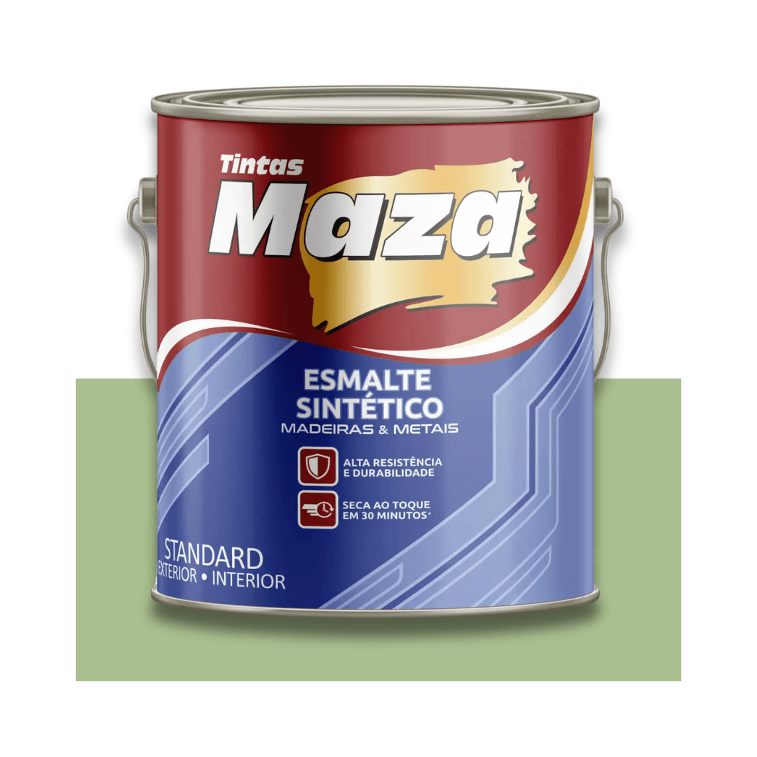 MAZA ESMALTE SINTÉTICO BRILHANTE VERDE NILO 900ML | Baratão das Tintas