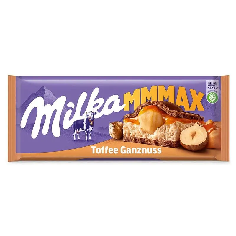 Milka Coffee Wholenut 300g – Chocolate ao Leite com Avelãs Inteiras e ...