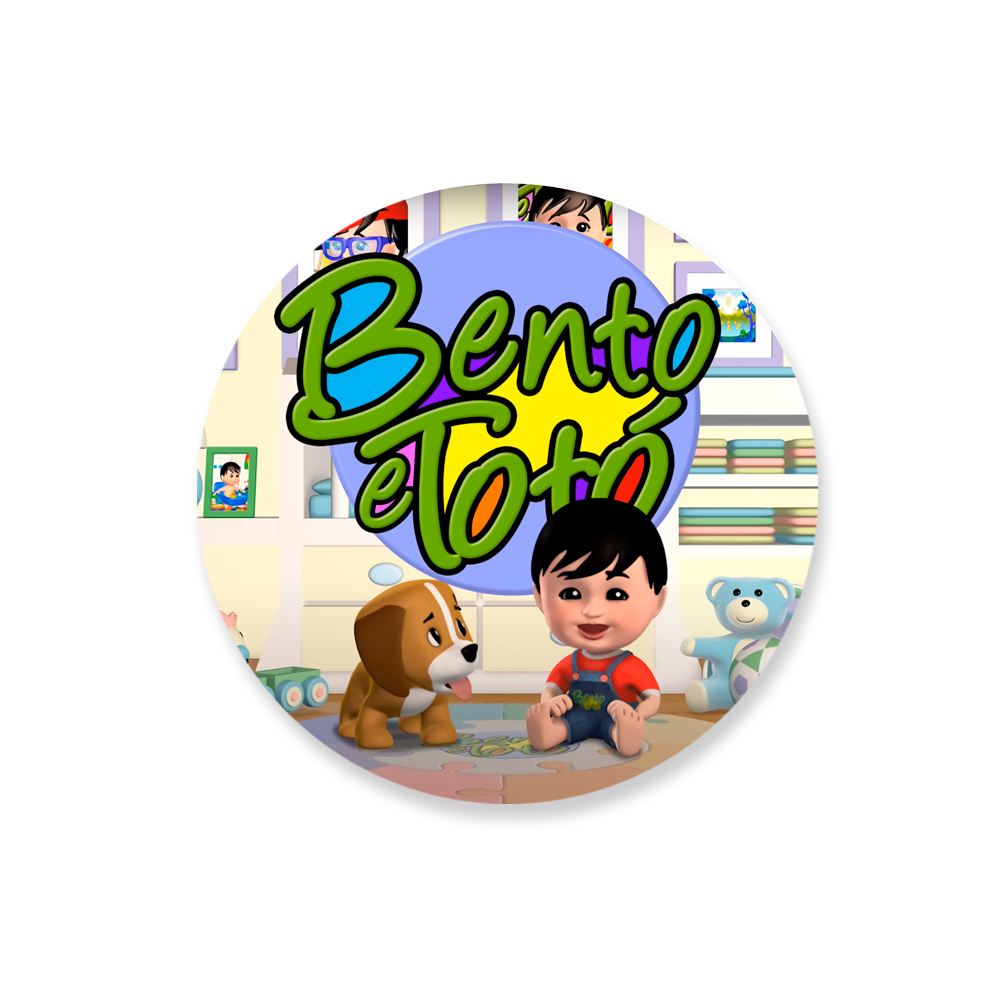 Capa Painel Redondo Bento e Totó | Loja | Bibi Painéis