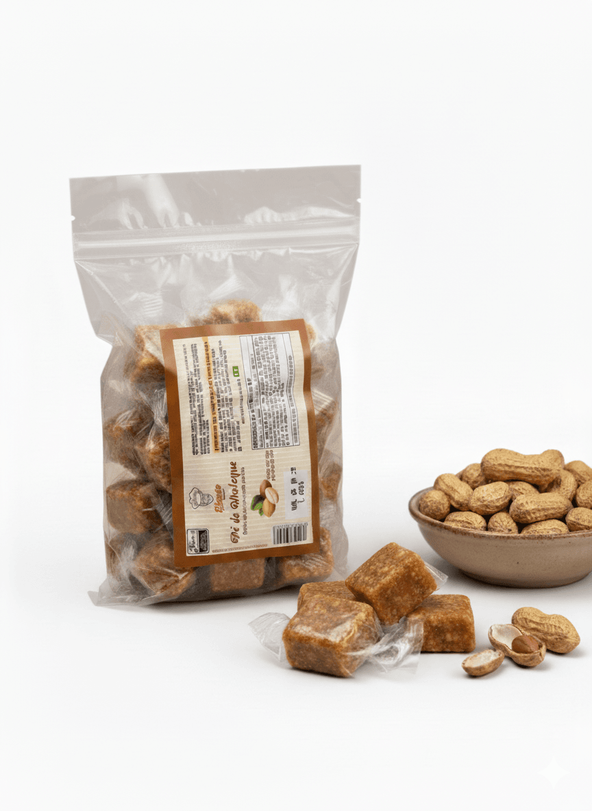 Pé de Moleque 250g Pacote com 20 und. | Binuto Alimentos