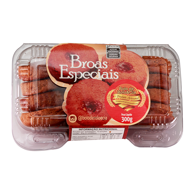 Broas Especiais de Bolo de Rolo | Bolo de Rolo & Cia