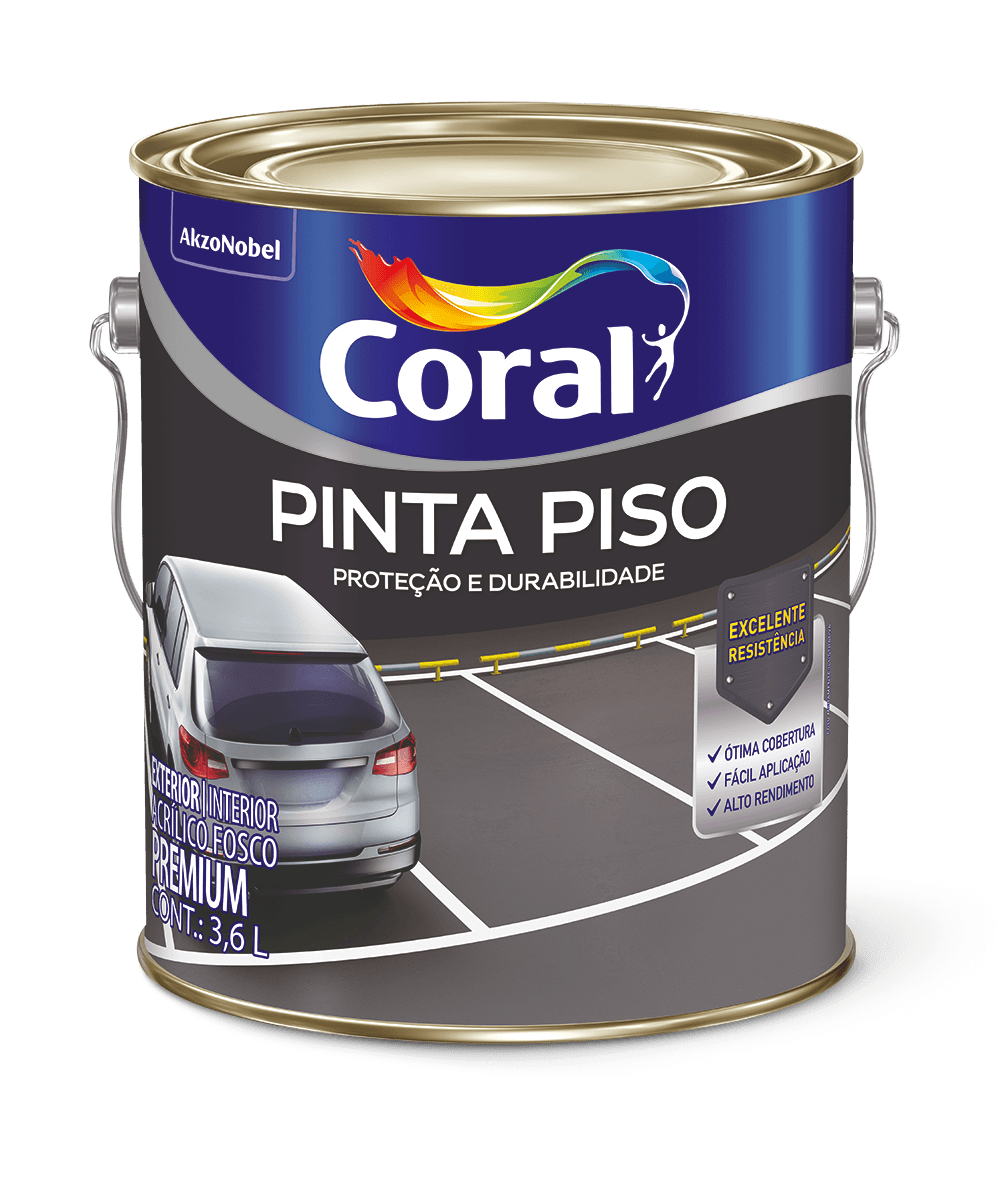 Tinta Pinta Piso Fosco 3,6L Coral | CACIFE