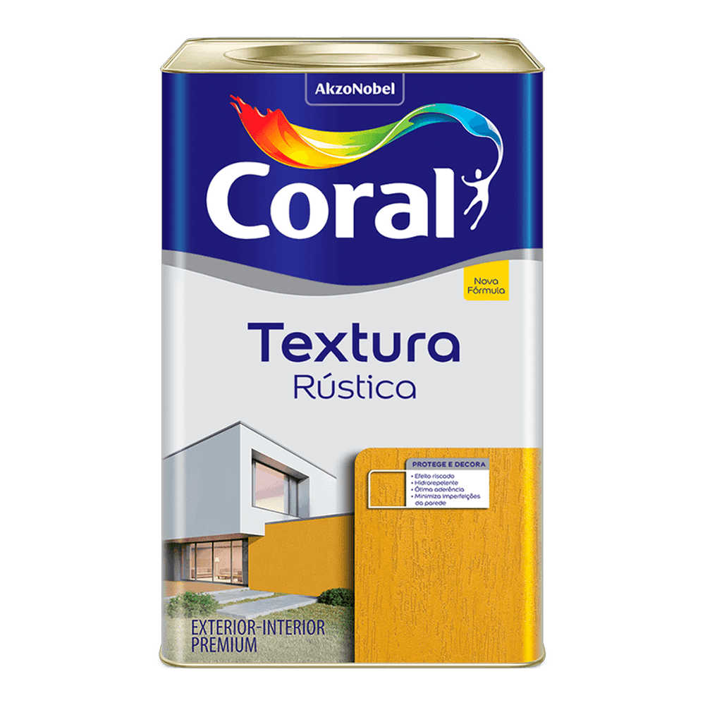 Textura Coral Rústica Externa Branco Lata 22KG