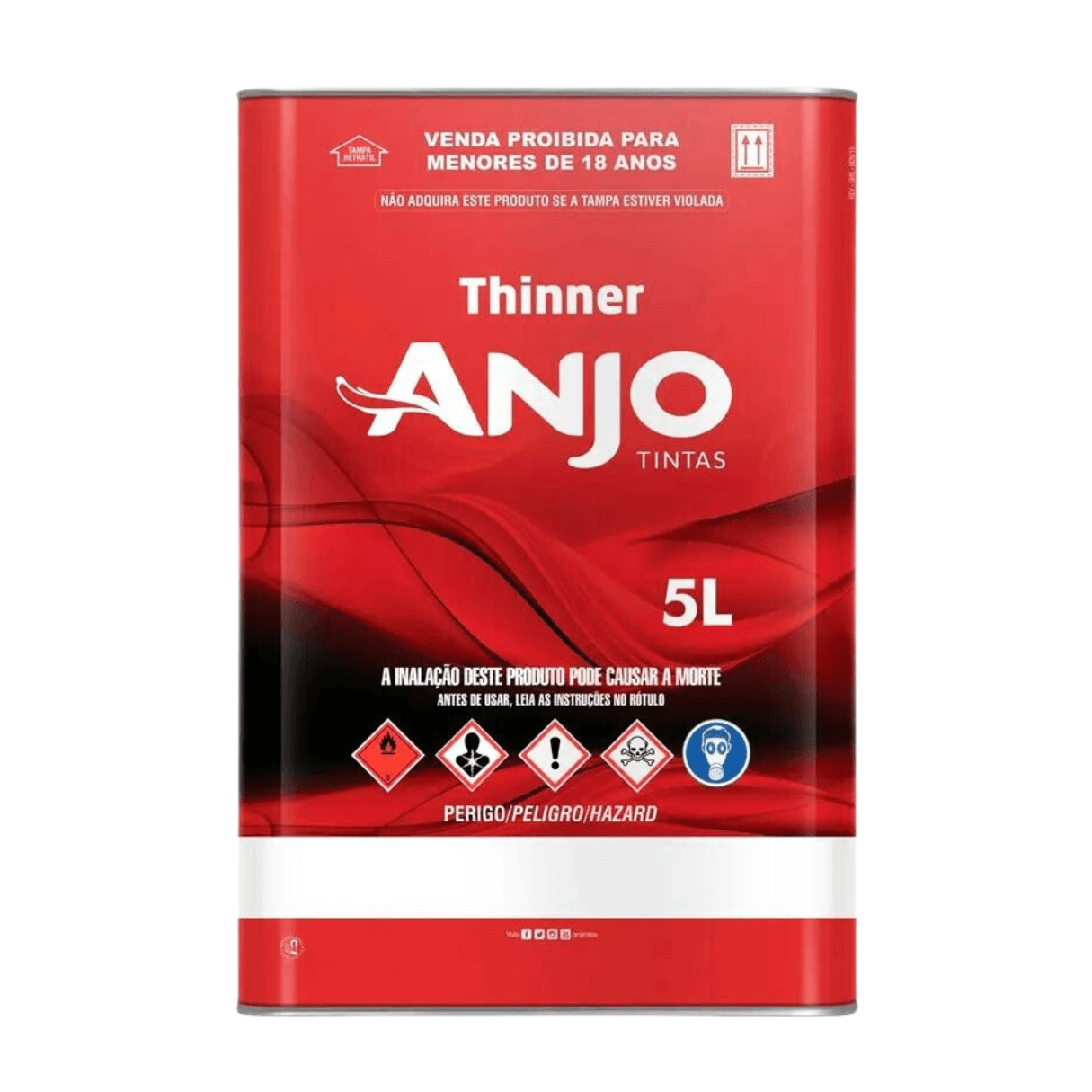Thinner para Sintético 2750 5L - ANJO | CONSTRUTINTAS