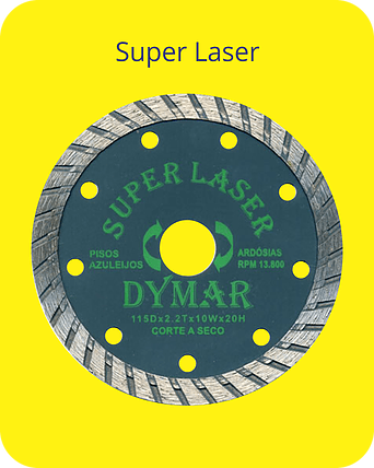 DISCO DIAM SUPER LASER 115DX2.2TX10WX20H DYMAR | Couto Materiais