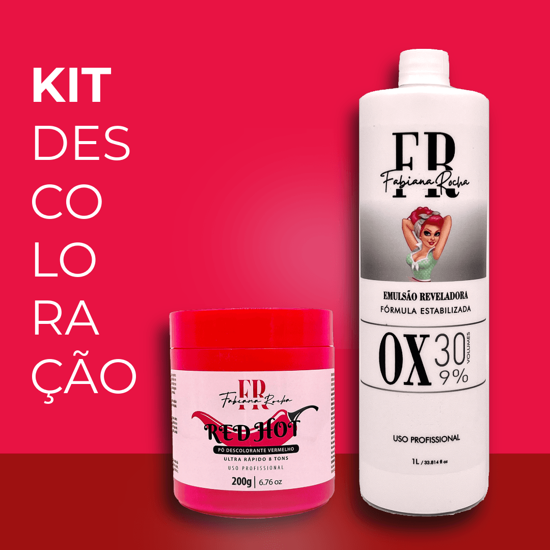kit emulsão reveladora de 30 volumes + pó descolirante pimentinha | by ...