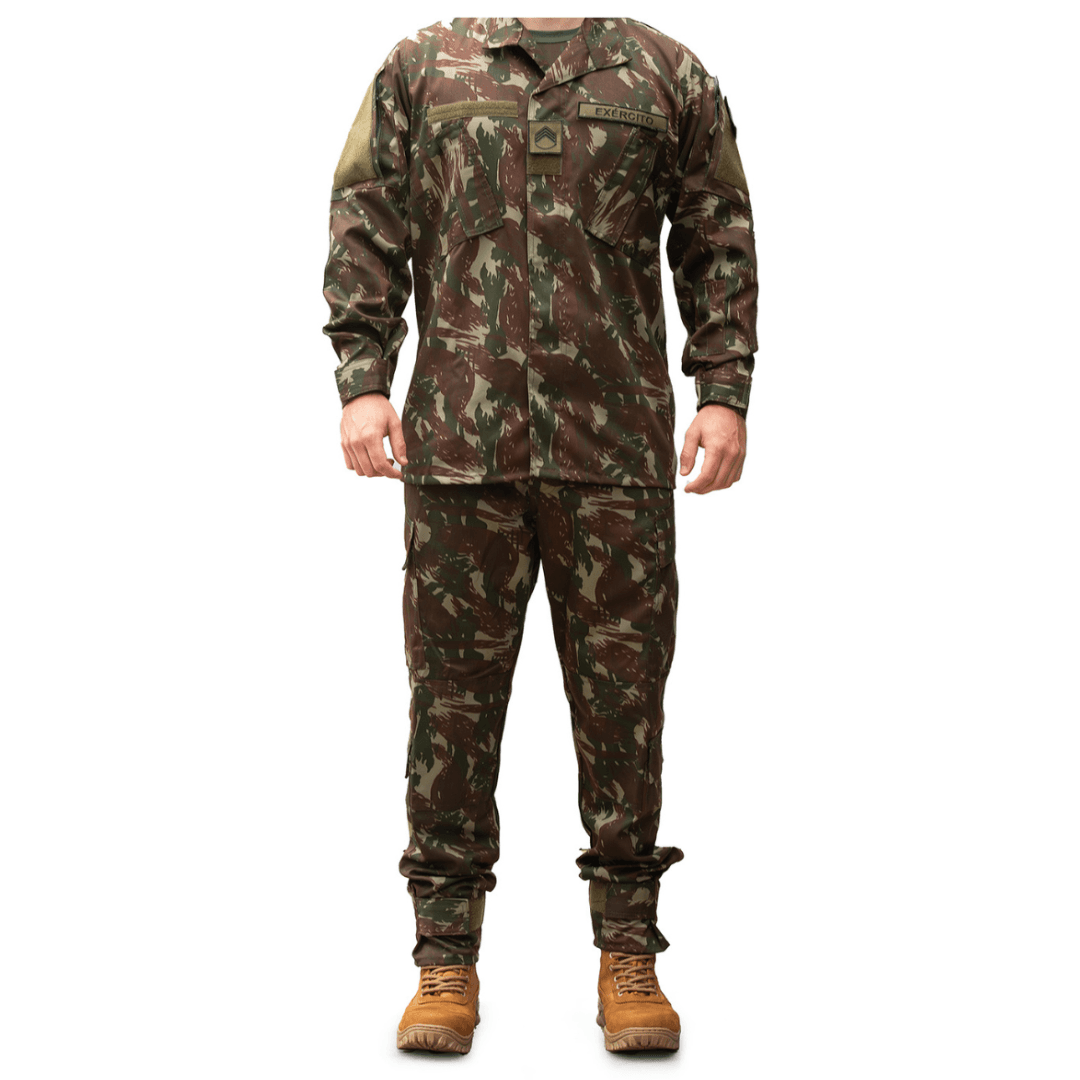 Farda Modelo Novo Exército Brasileiro Alta Solidez Camuflada | Feroz ...