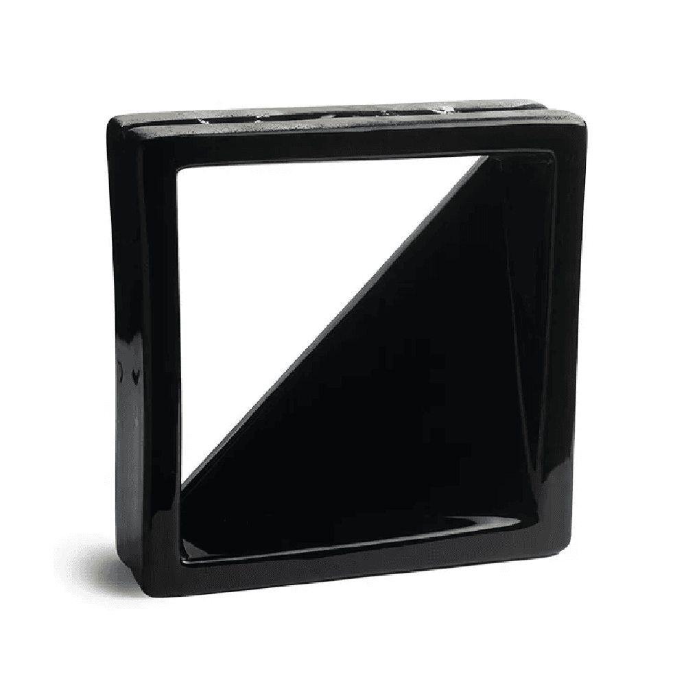 Cobogó Veneziana Simples - Preto - 25x25 cm | GLOBAL PEDRAS