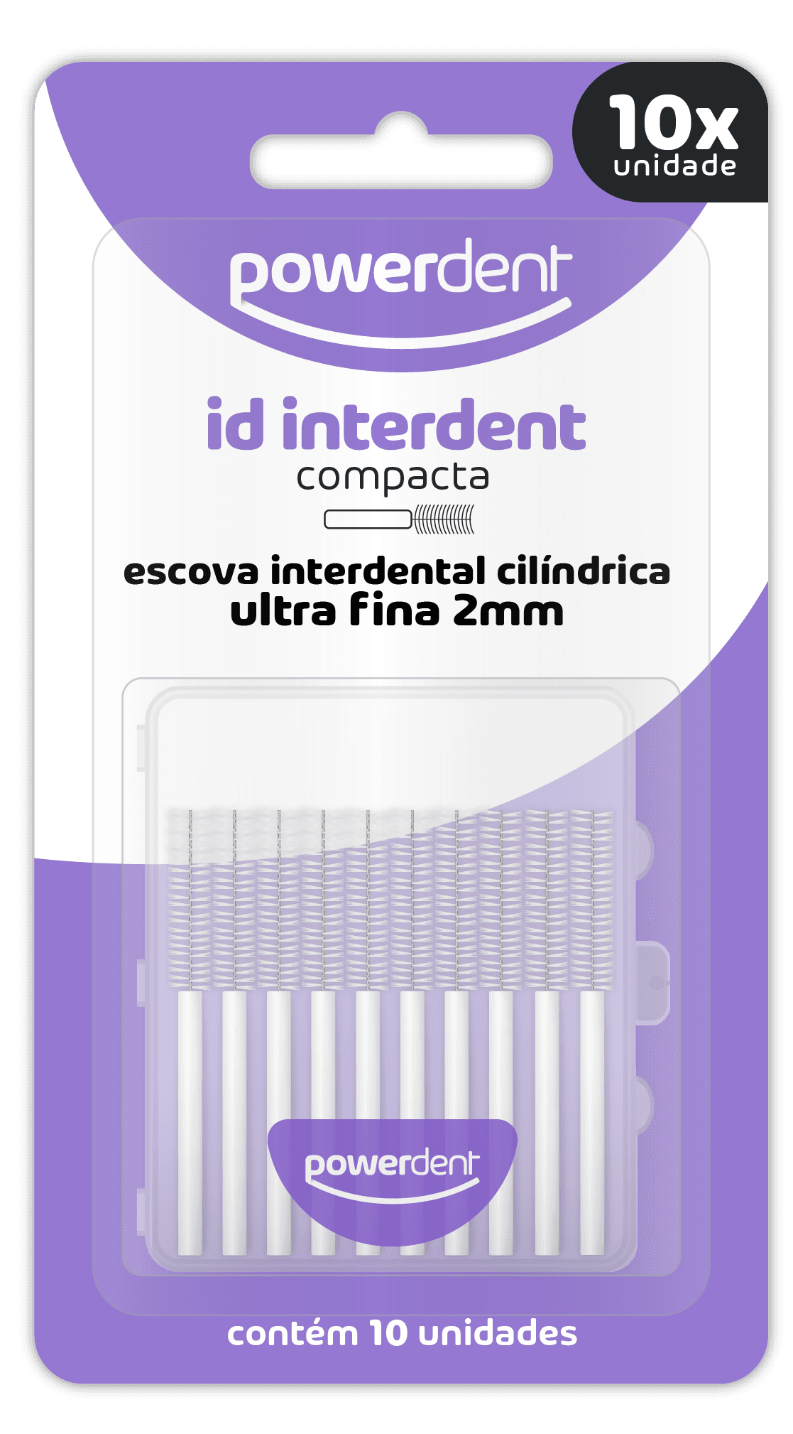 Escova Interdental Ultra Fina 2mm | Powerdent Profissional