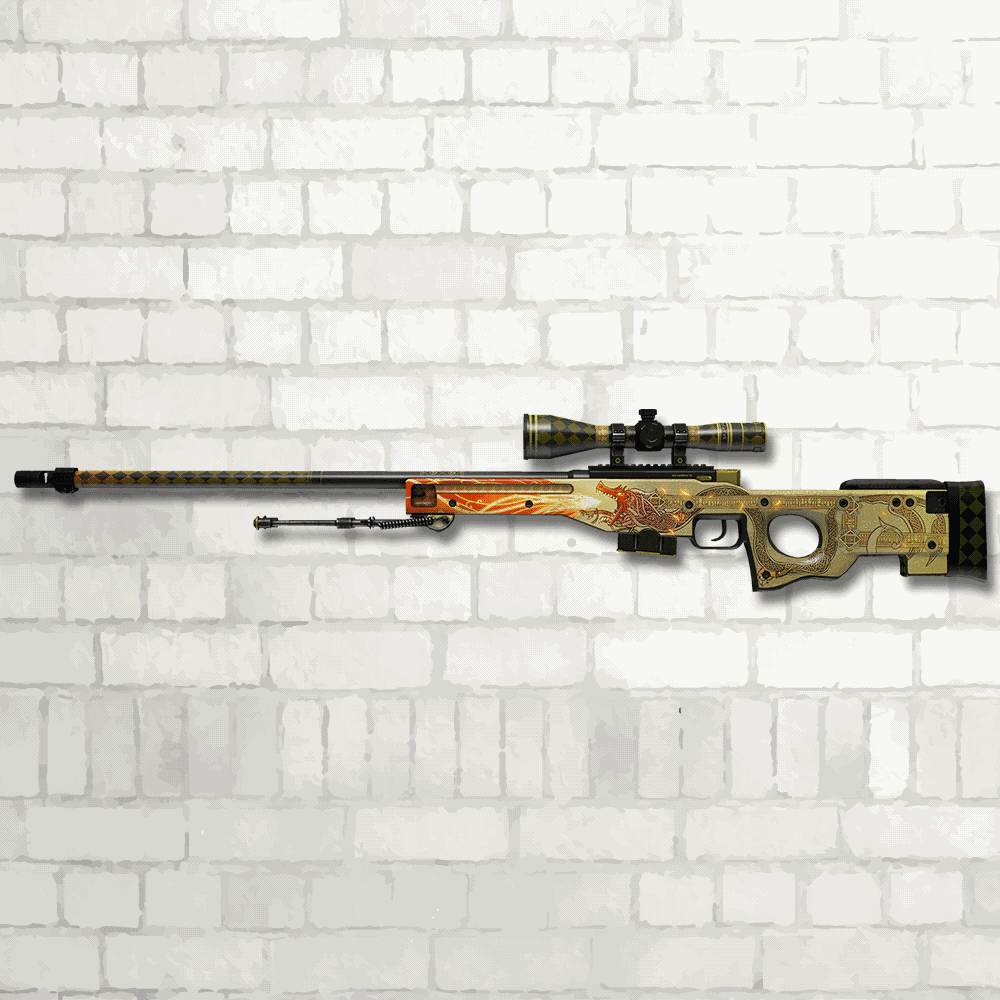 Skin MDF CSgo | Dragon Lore | Inter Adesivos Decorativos