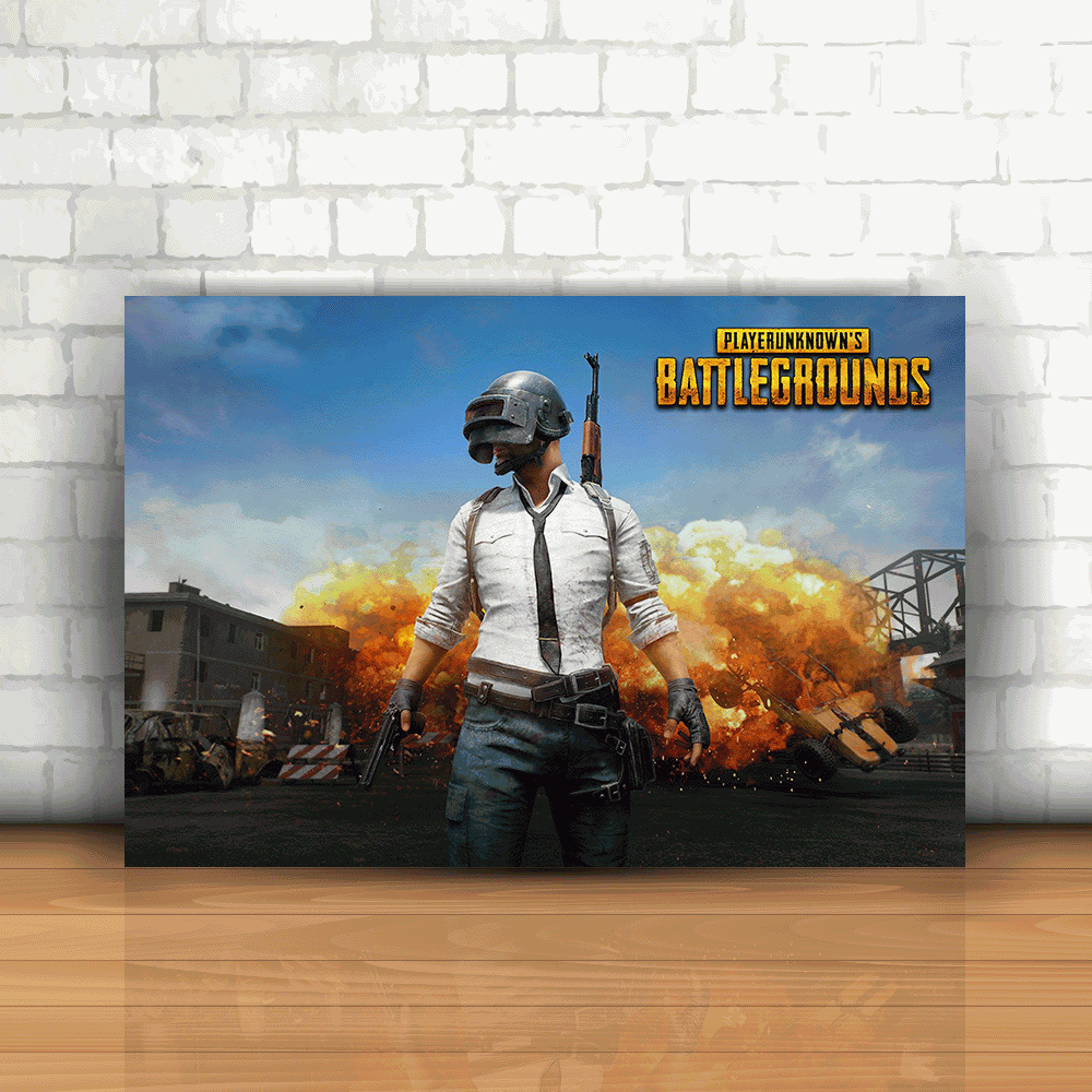 Placa Decorativa - Playerunknown's Battlegrounds PUBG | Inter Adesivos ...