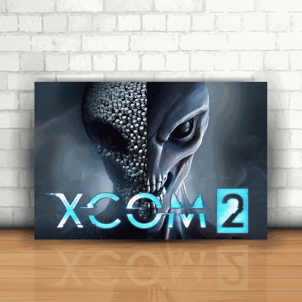 Placa Decorativa - Xcom 2 | Inter Adesivos Decorativos