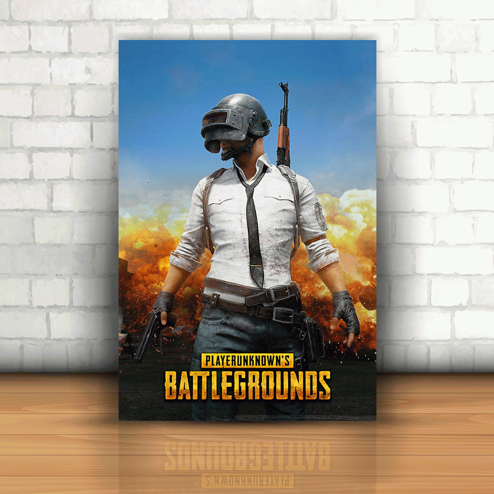 Placa Decorativa - Playerunknown's Battlegrounds PUBG | Inter Adesivos ...