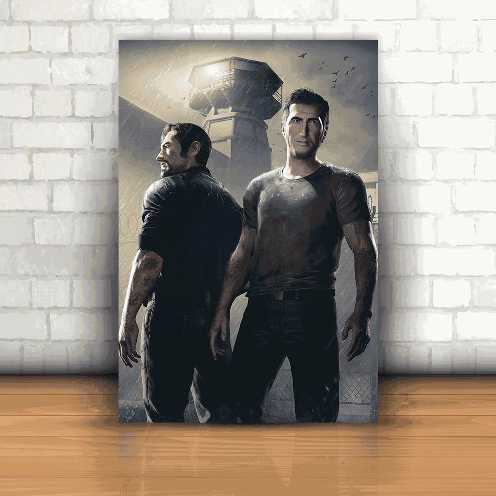 Placa Decorativa - A Way Out | Inter Adesivos Decorativos