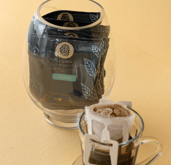 Sachê Drip Coffee Orgânico Suave à Granel - Legado Cafés | LEGADO CAFÉS