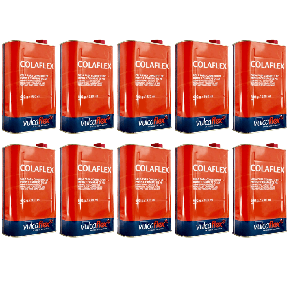 Kit 10 Colas Pretas Colaflex 690g Vulcaflex | Mabore