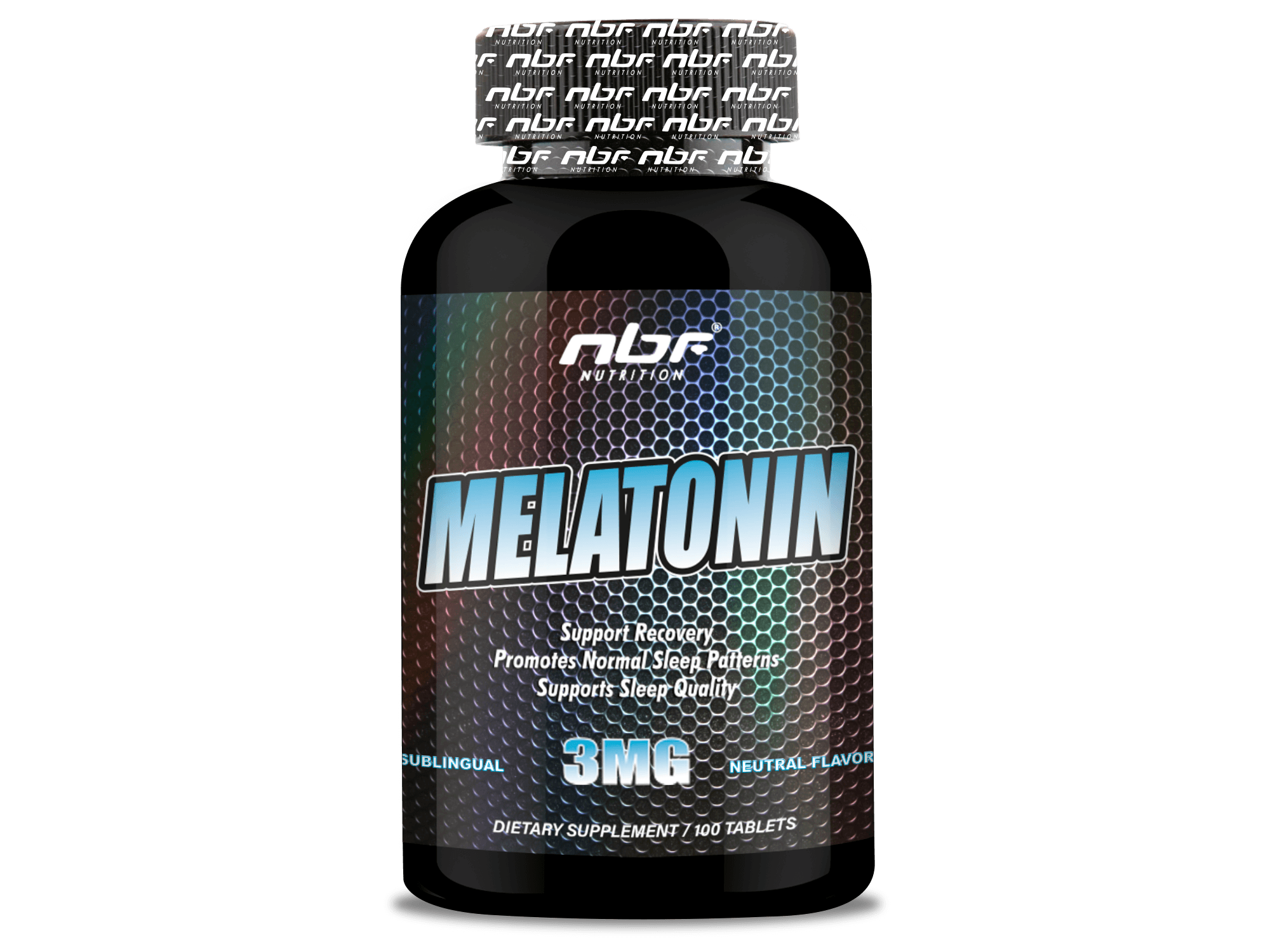 Melatonin Melatonina 3mg 100 Tabletes NBF Nutrition | MSK Suplementos