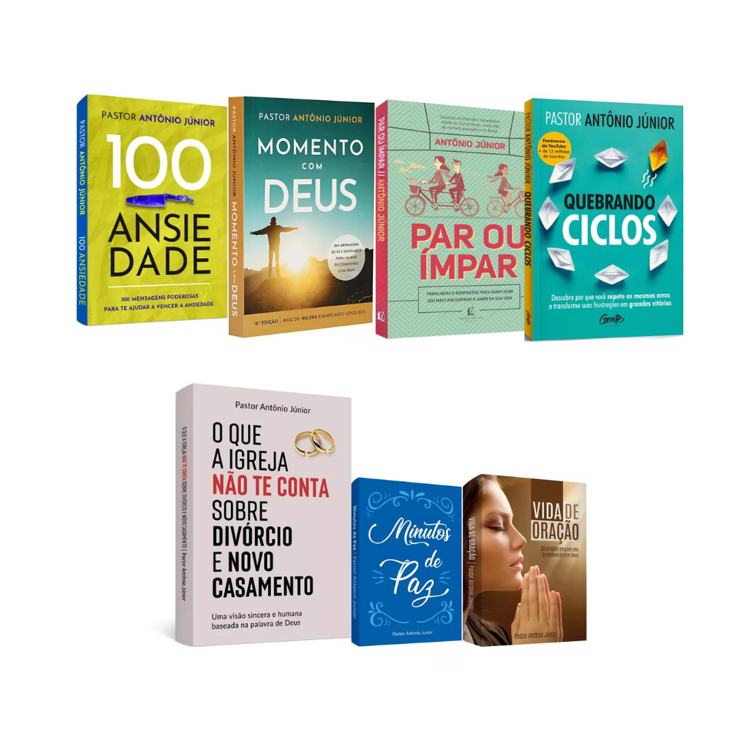 Combo Especial | Todos os Livros do Pastor Antônio Júnior | Presente ...