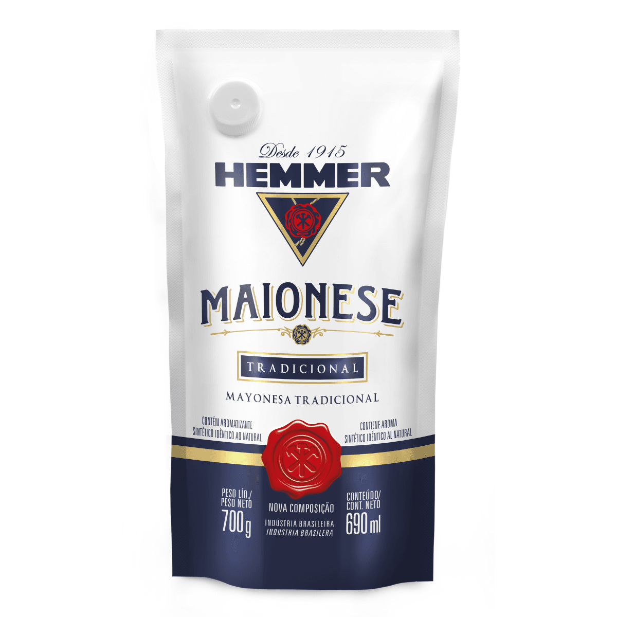 Maionese Tradicional Hemmer Sachê 700g | Day 2 Day