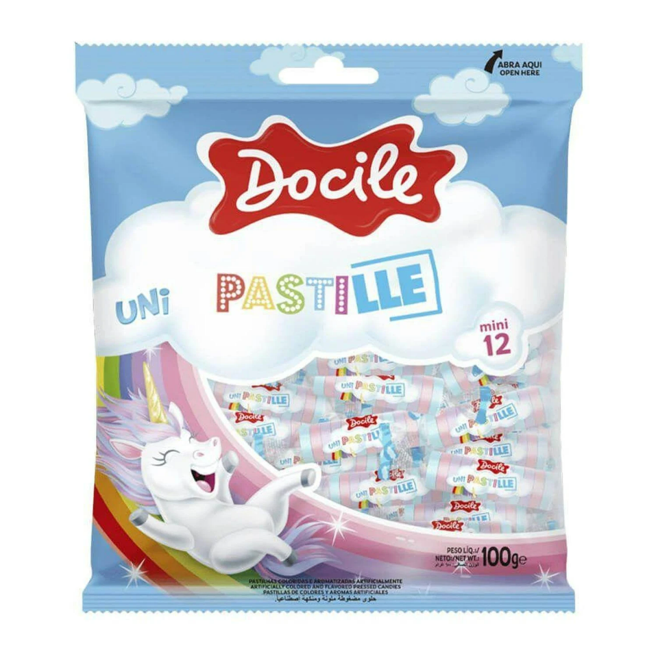 Pastilha Docile Pastille Fruit Unicórnio 100g | Day 2 Day