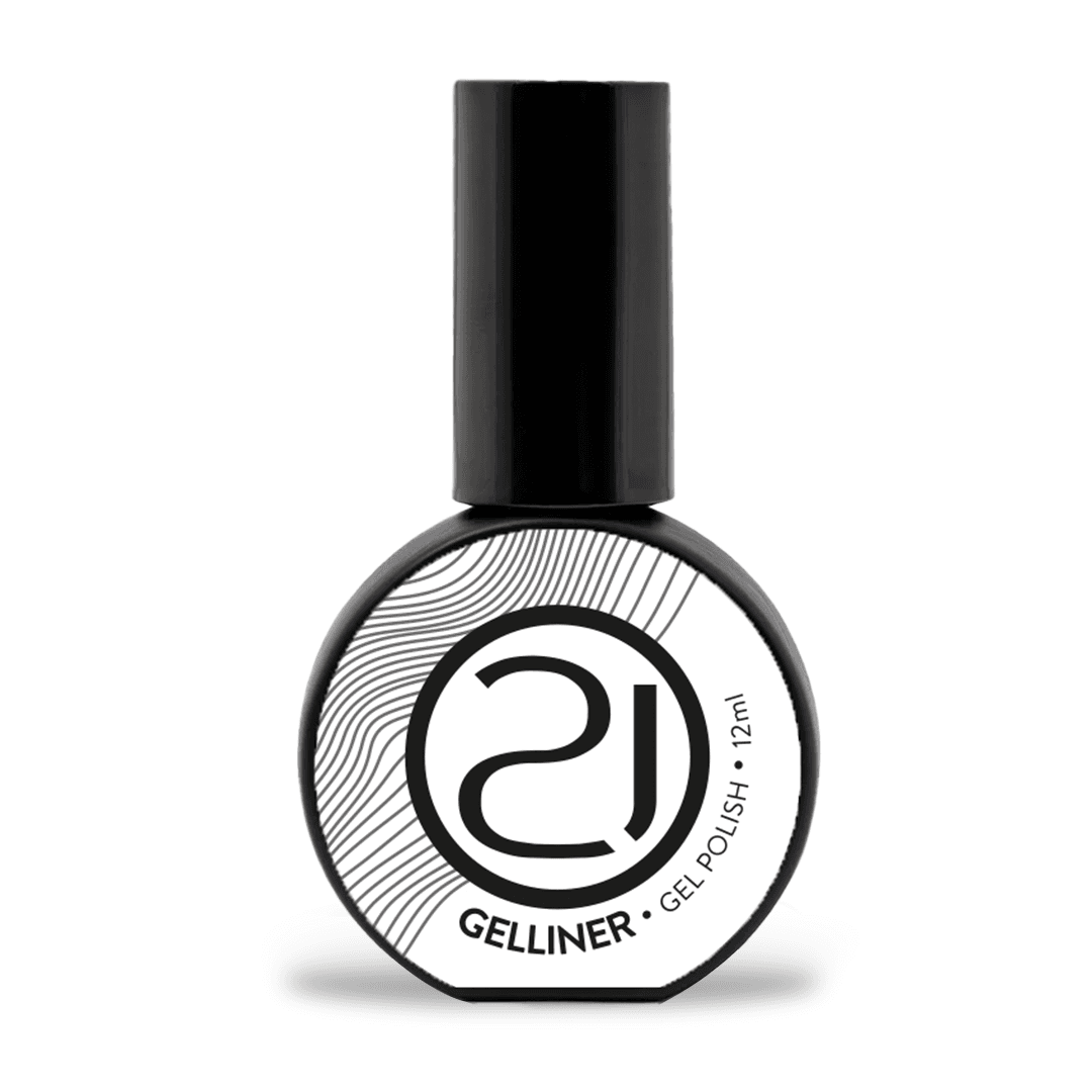 GELLINER Preto 12ml - Nails 21 | Bella Store