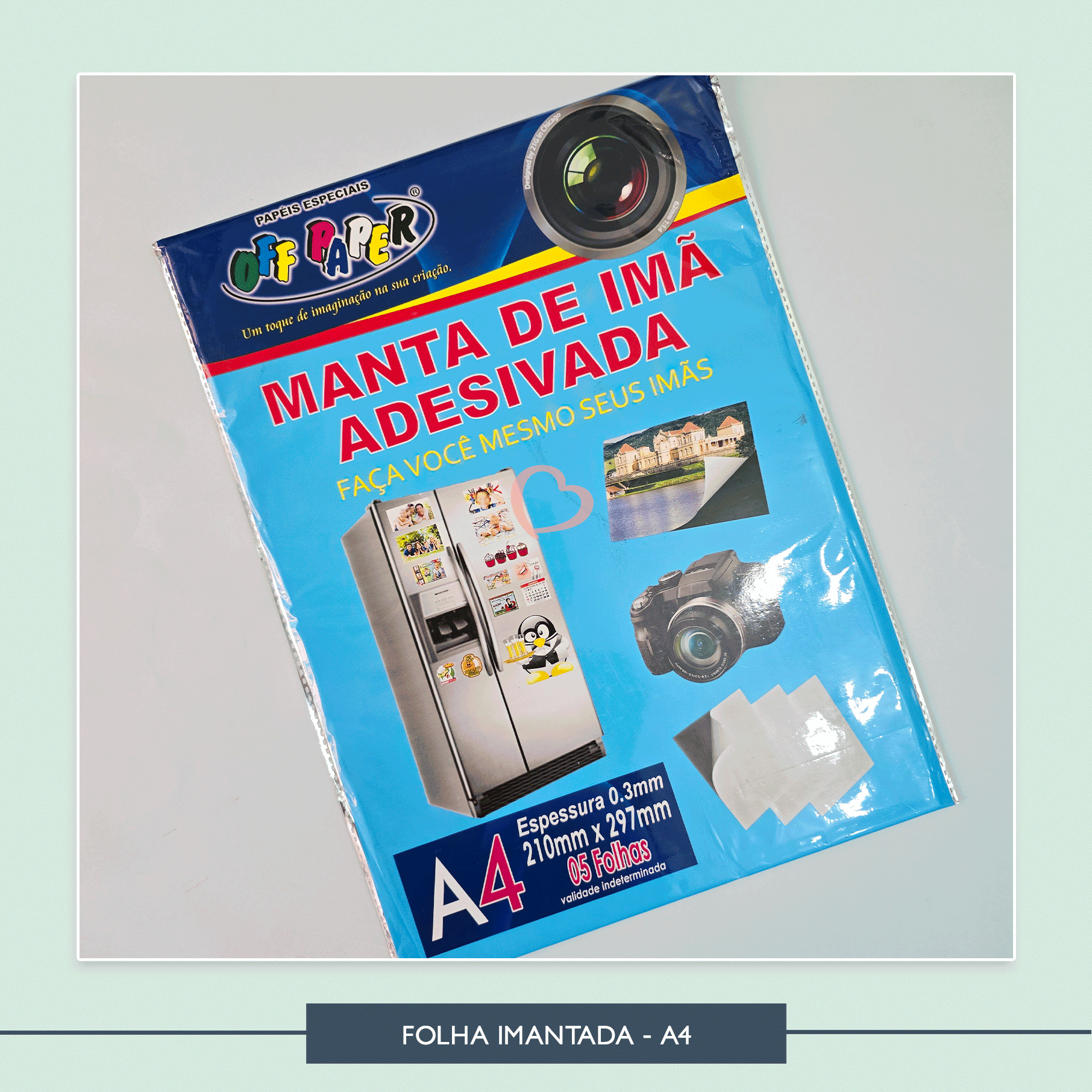 Folha Imantada Adesiva - A4 | Studio Office K