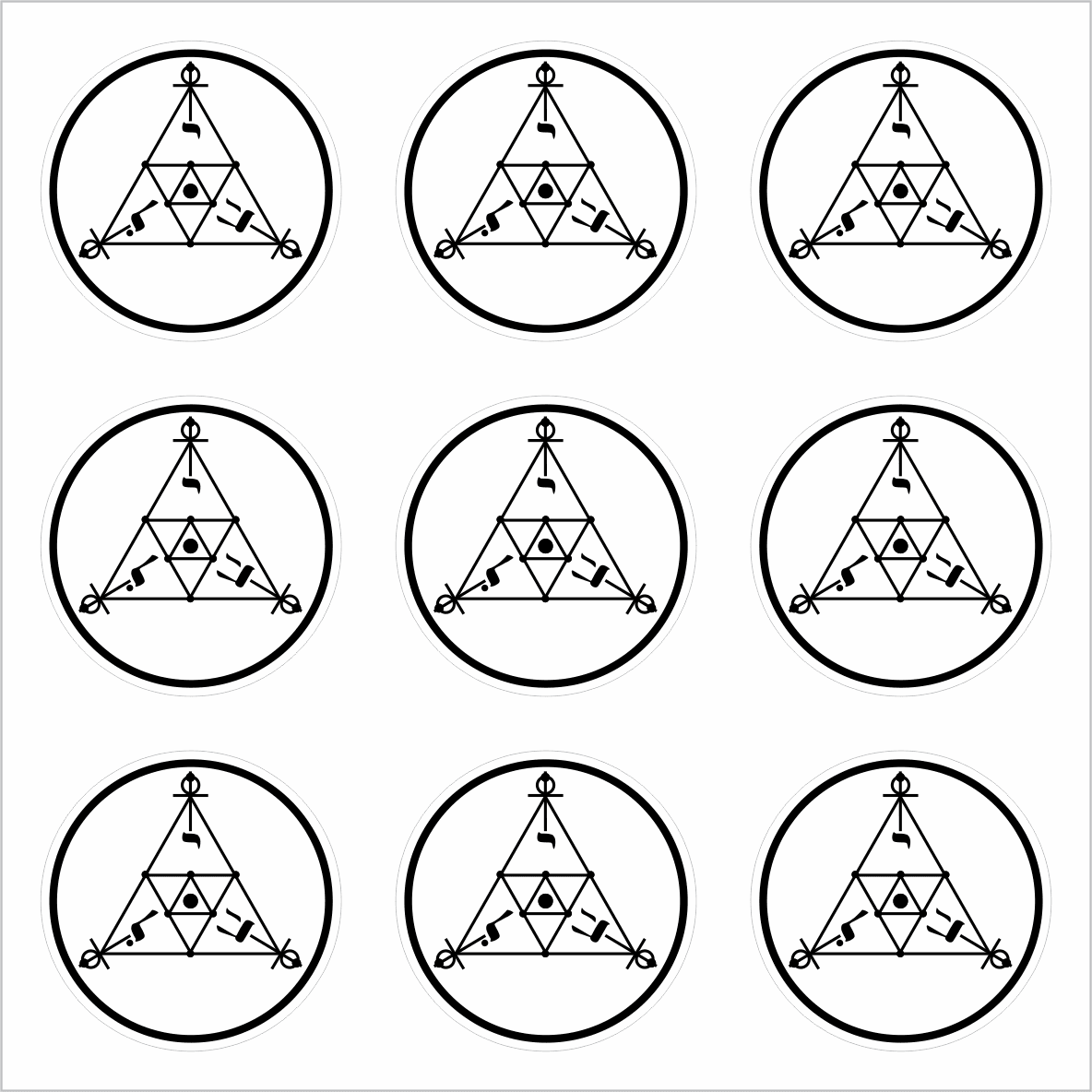 Adesivo Radiônico SCAP - 9 unidades - 2,5 cm | LOJA TERAPEUTA LUCIANA ...