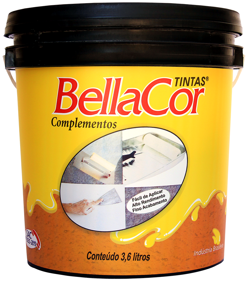 Fundo preparador de parede branco 3,6L - BellaCor | Tintavel
