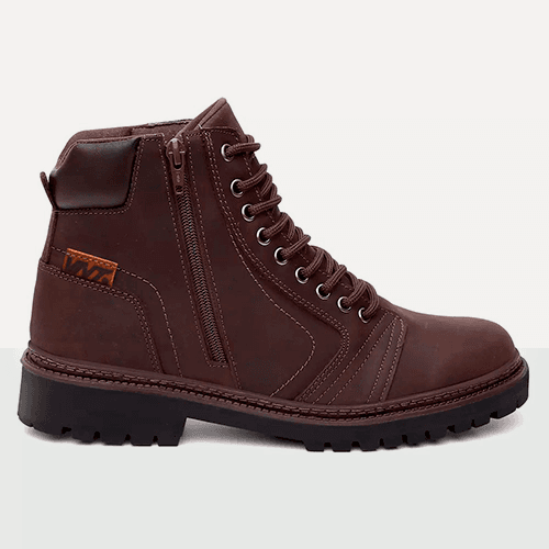 BOTA COTURNO MASCULINO VNT NEBRASKA II BROWN | VNTBOOTS