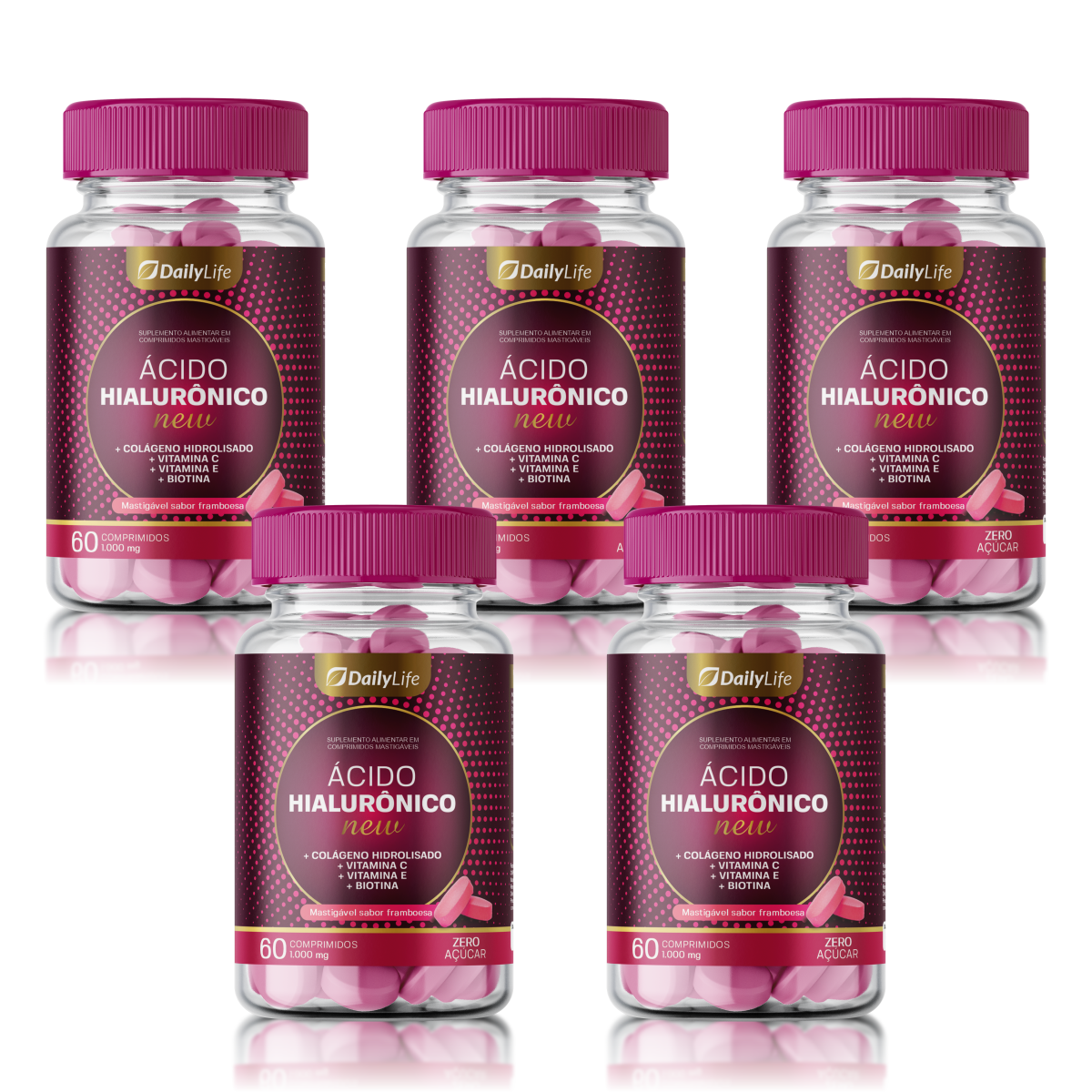 Ácido Hialurônico + Colágeno Hidrolisado para Rugas e Sinais de ...