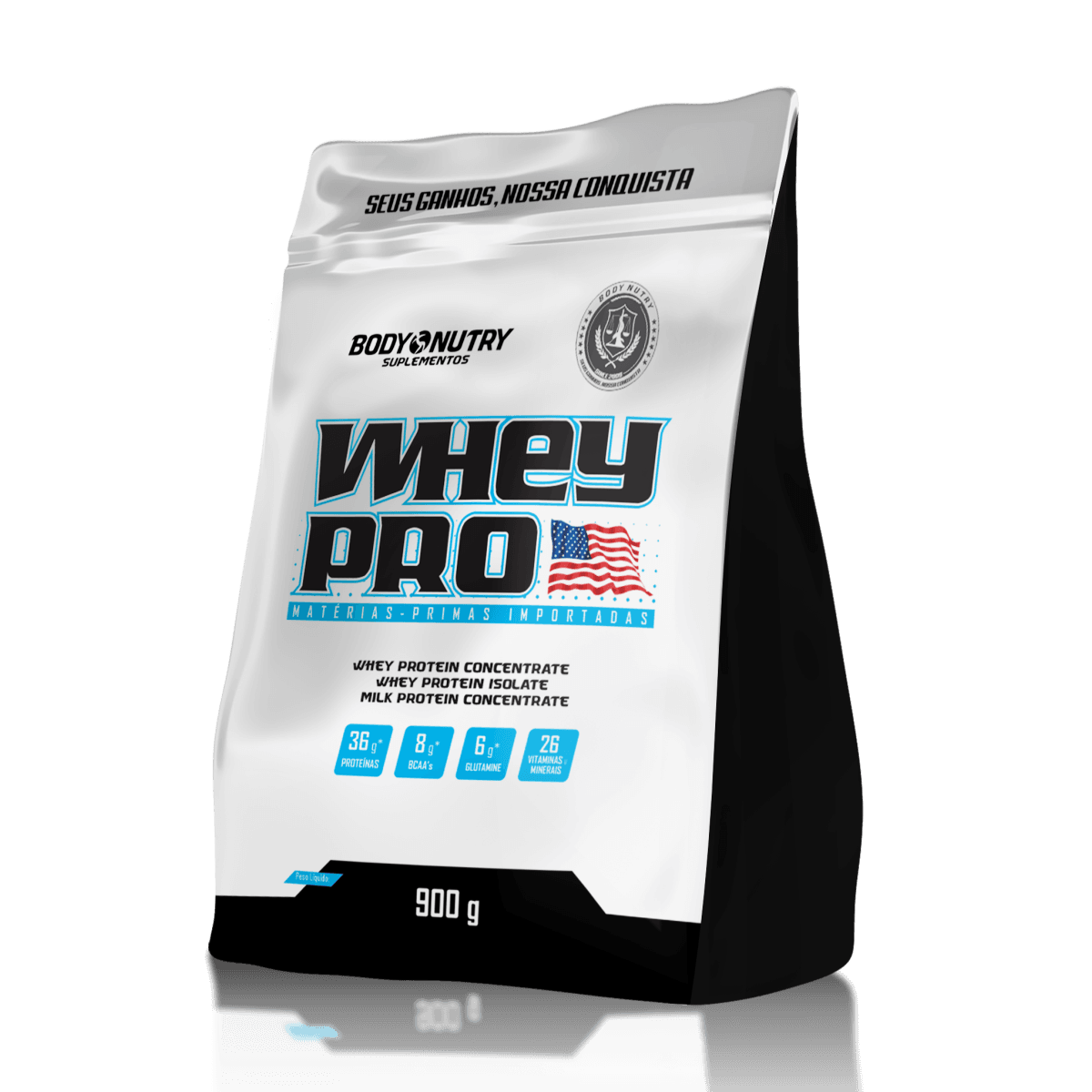 Whey Pro Body Nutry Concentrado Isolado 900g | KAHSH STORE MARKETPLACE