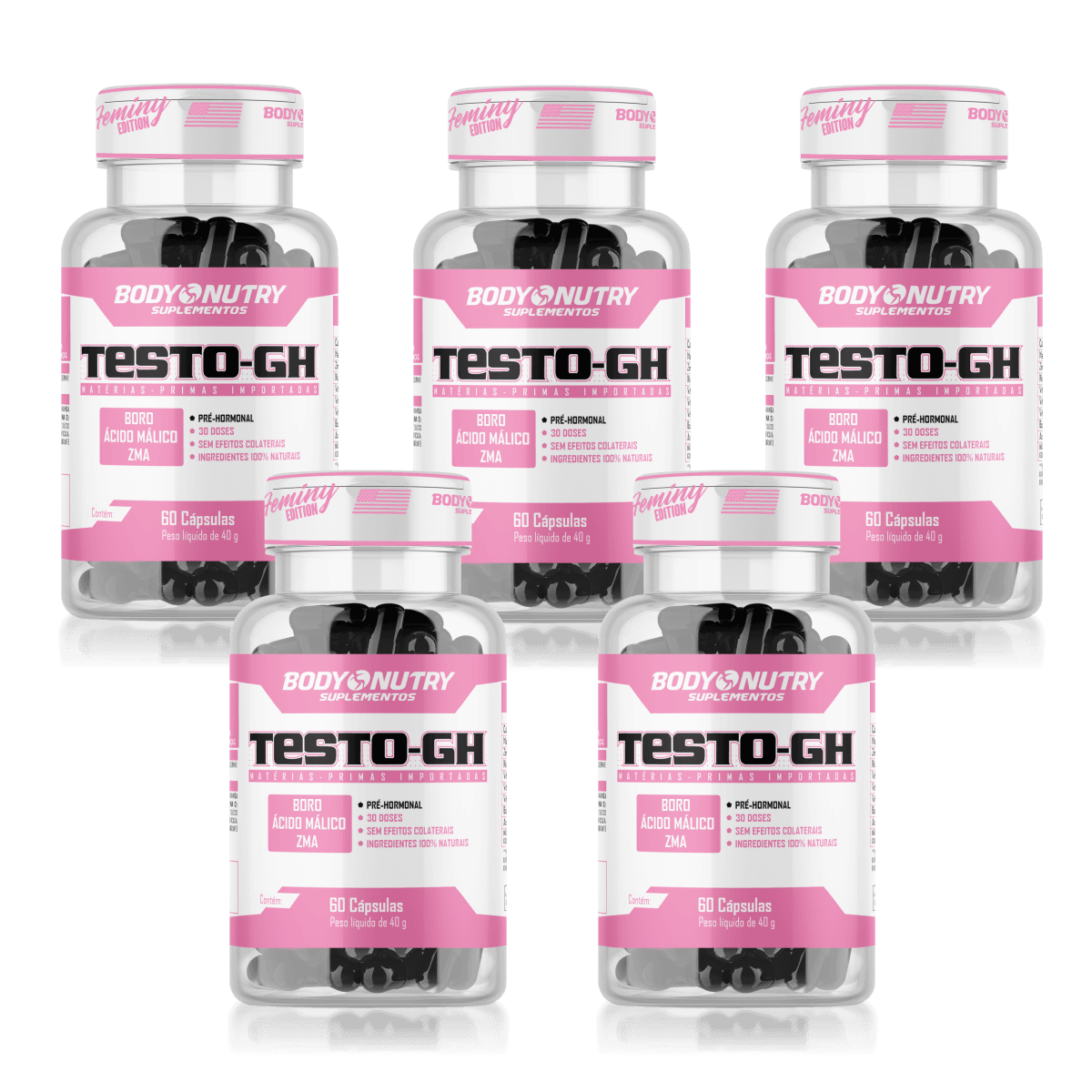 Pré Hormonal Testo Gh Feminino - Bio Vitta's - 60 Cápsulas - 5x | KAHSH ...