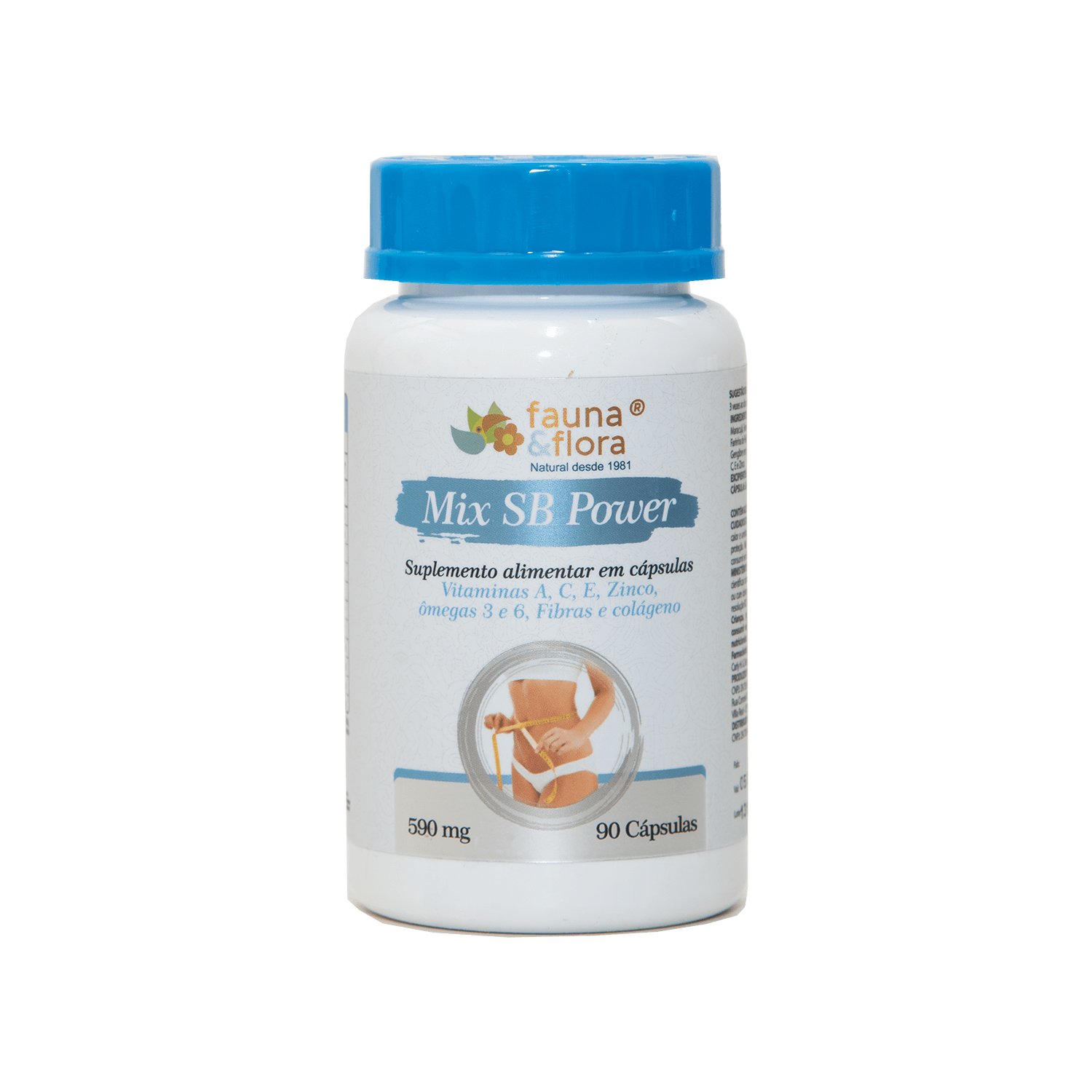 Suplemento de Fibras SB Power 500mg 90 cápsulas | Fauna e Flora l Sua ...