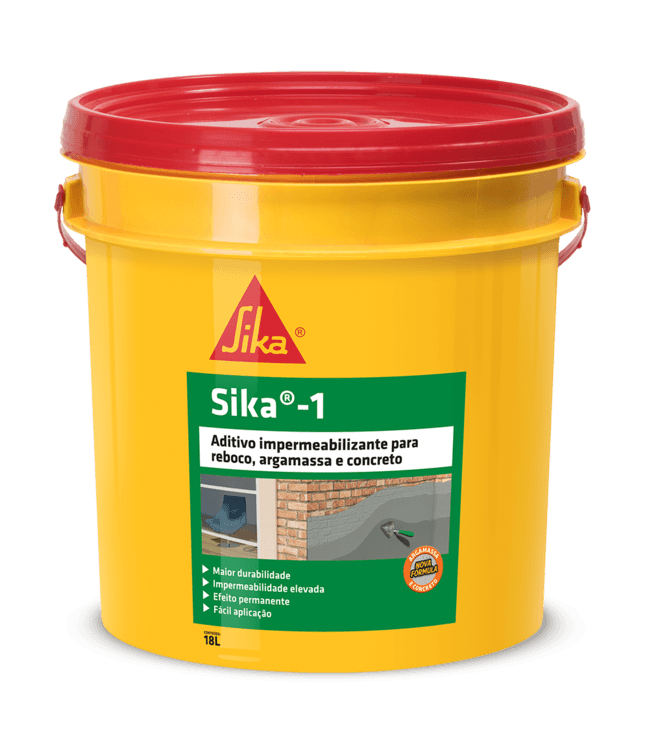 IMPERMEABILIZANTE SIKA 1 18L | Impermix | Materiais de Construção