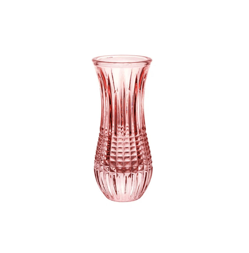 Vaso Cristal Queen Rosa Wolff | BARBIZAN DECORE