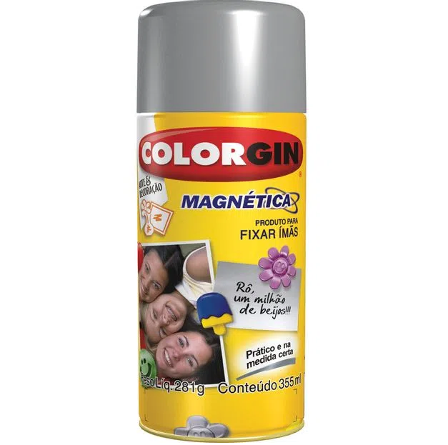 Tinta Spray Colorgin Magnética 350ml | Marajá Tintas