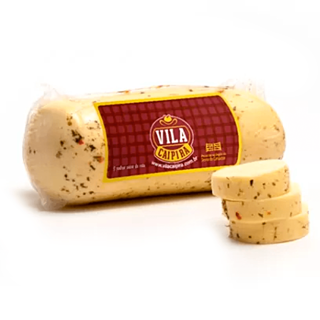 PROVOLONE BRANCO TEMPERADO 550 GRAMAS VILA CAIPIRA | Vim da Canastra