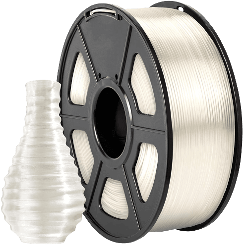 Filamento para impressora 3D - ABS 1.75mm 1kg - Transparente | TOPINK3D