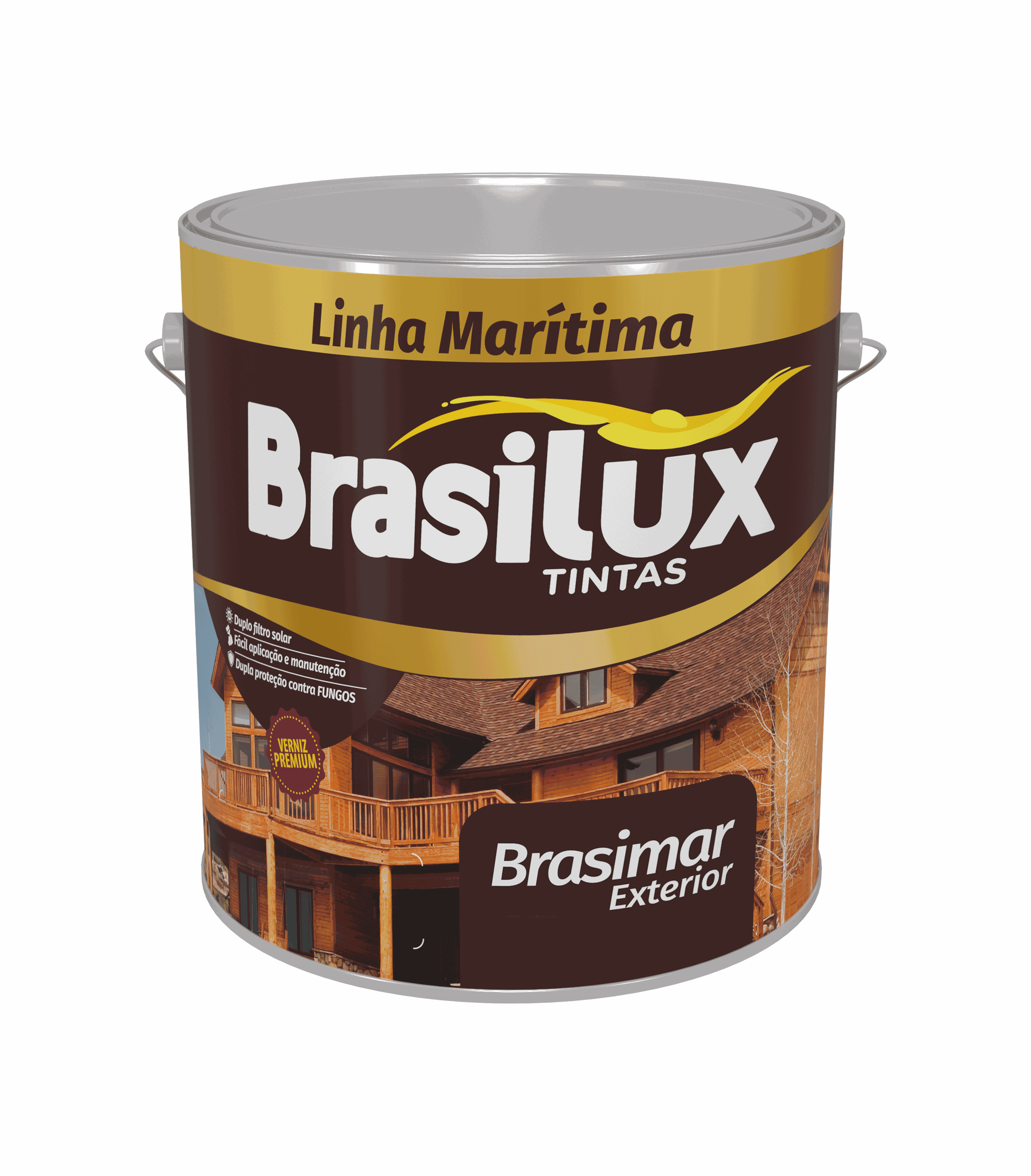 VERNIZ MARÍTIMO FOSCO 900ML BRASILUX | TOTAL TINTAS DISTRIBUIDORA