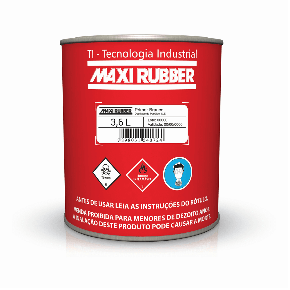 PRIMER RAPIDO BRANCO 3,6 L MAXI RUBBER | TOTAL TINTAS DISTRIBUIDORA
