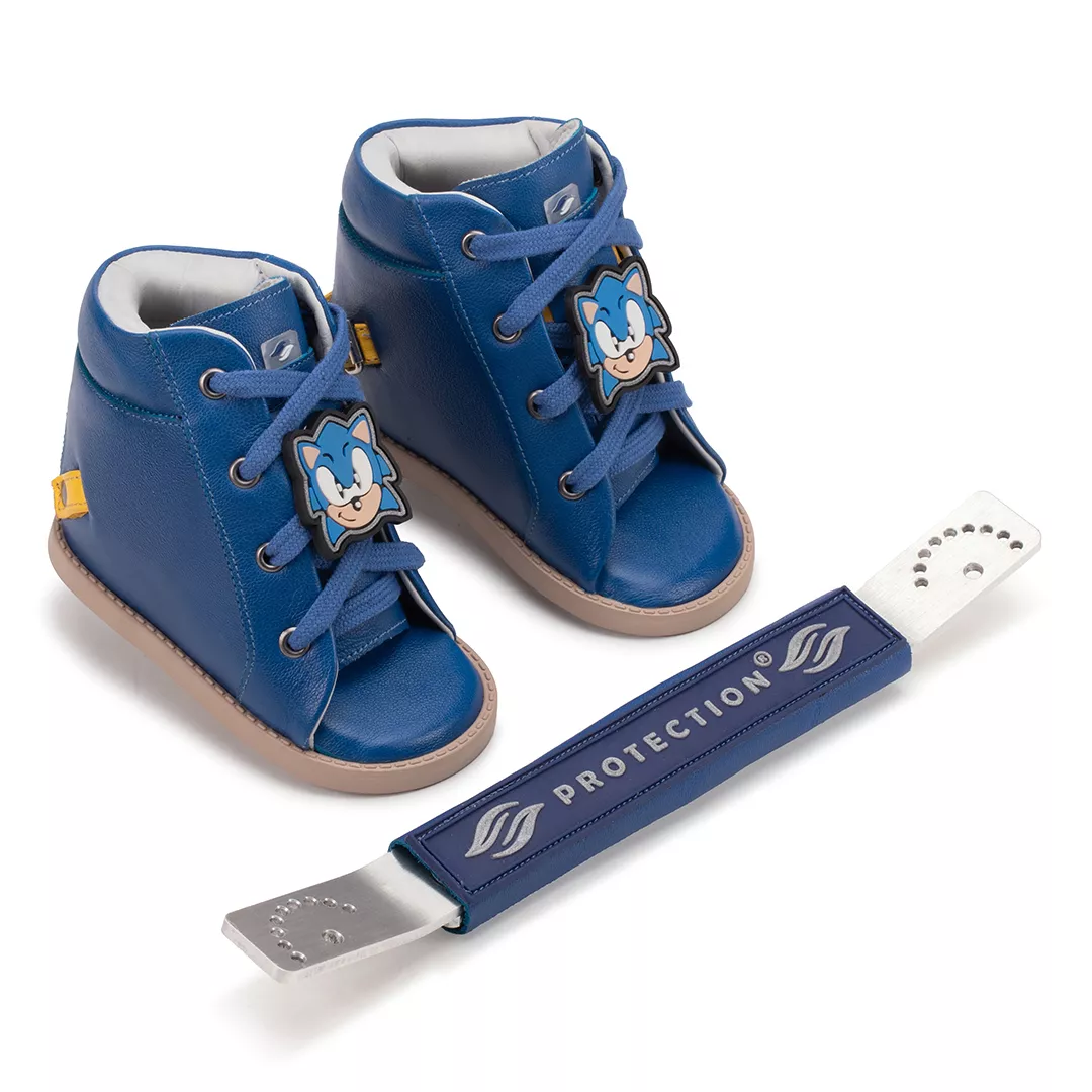 Dennis Brown Sonic azul com barra de regulagem | Orthocalce Baby & Kids