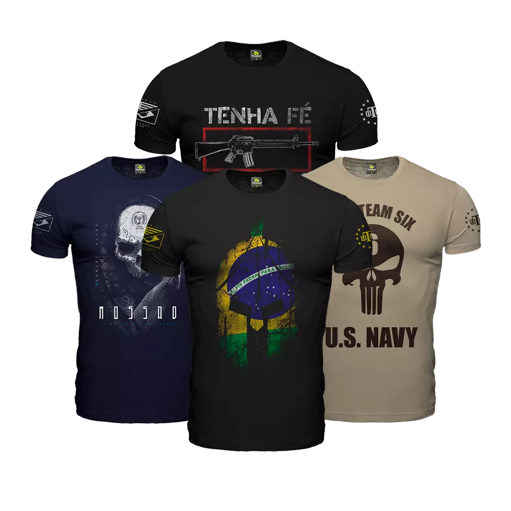 Combo START 26 Camisetas Team Six | b2b-team6.com.br