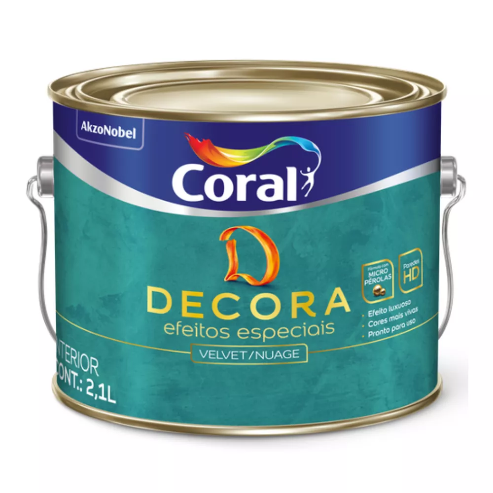 Decora Efeito Velvet/Nuage Coral - 2,1 L | Protetintas