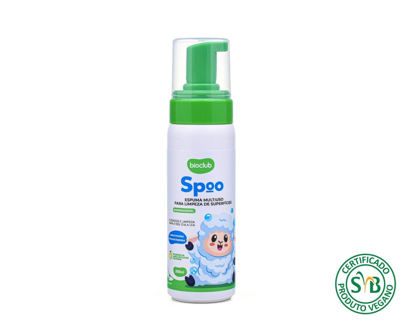 Espuma de Limpeza Multiuso - Spoo Bioclub® 200ml | BIOCLUB