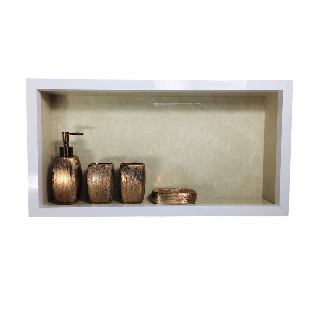Nicho De Banheiro Em Porcelanato De Embutir 30x60 | BELO NICHO