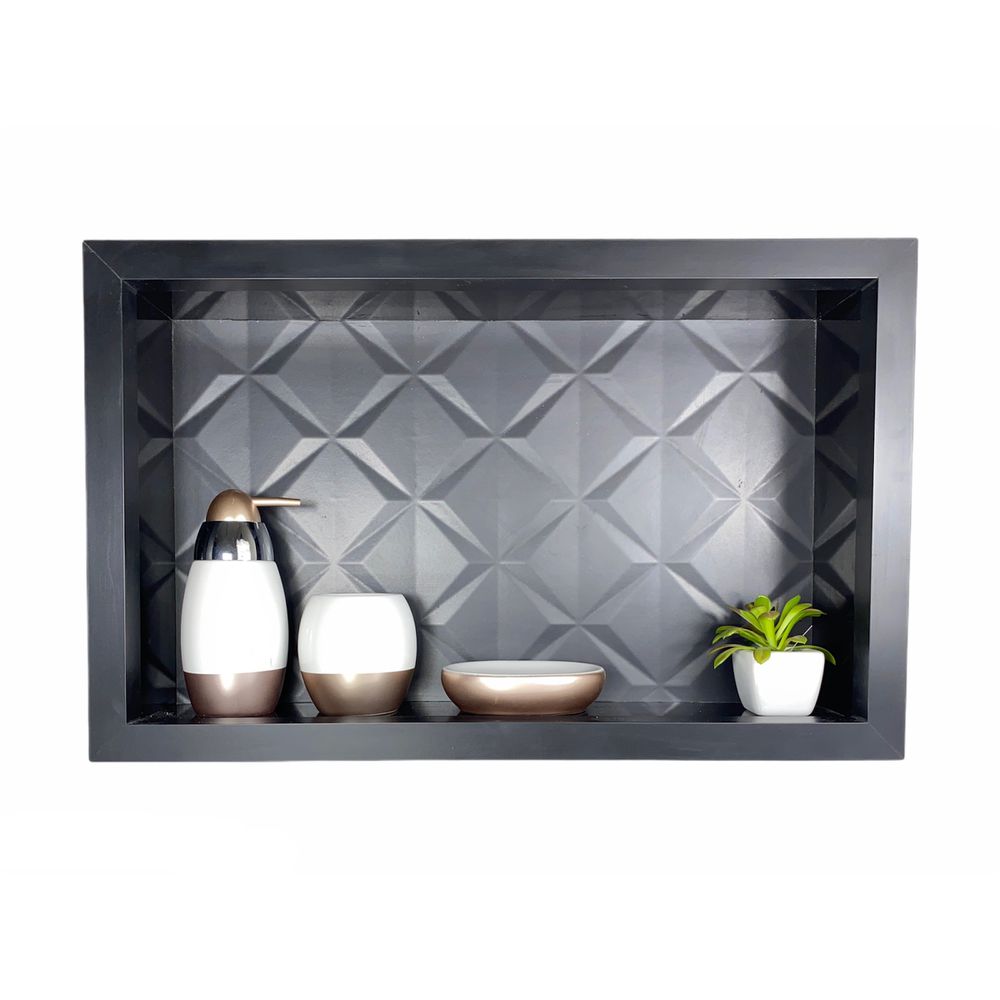 Nicho De Banheiro Em Porcelanato De Embutir 30x50 | BELO NICHO