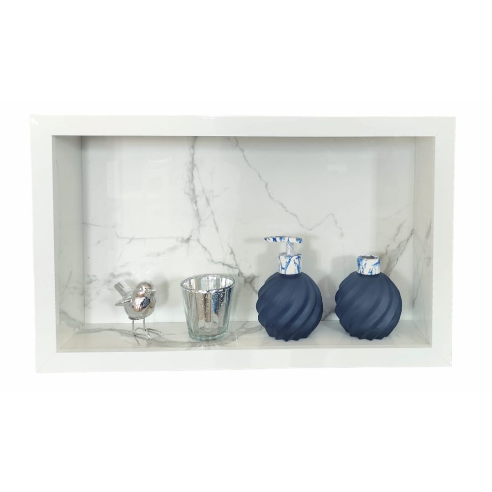 Nicho De Banheiro Em Porcelanato De Embutir 30x60 | BELO NICHO