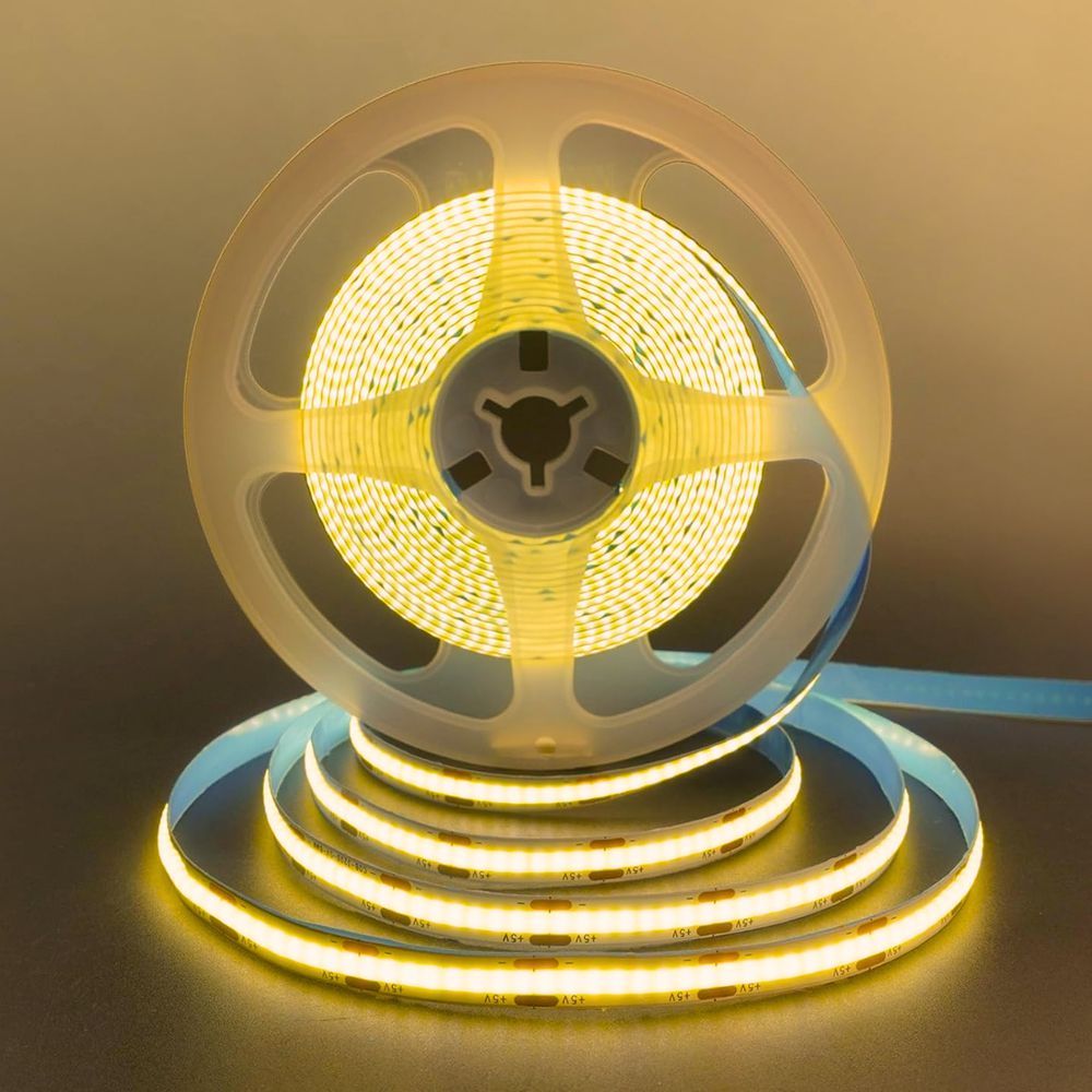 Fita Led COB 320 Leds P/ Metro 12V Rolo 5M 3000K IP20 | Broketto ...