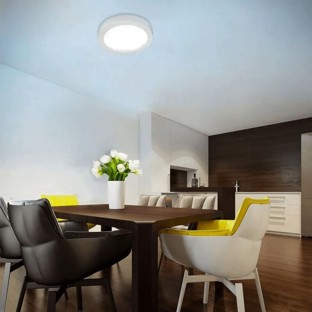 Painel Plafon Led Sobrepor Redondo 4000k Luz Neutra 24W | Broketto ...